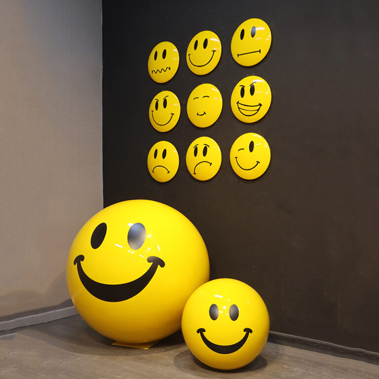 Emoji Faces Wall Decor - Set of 9 - Heinimex PH